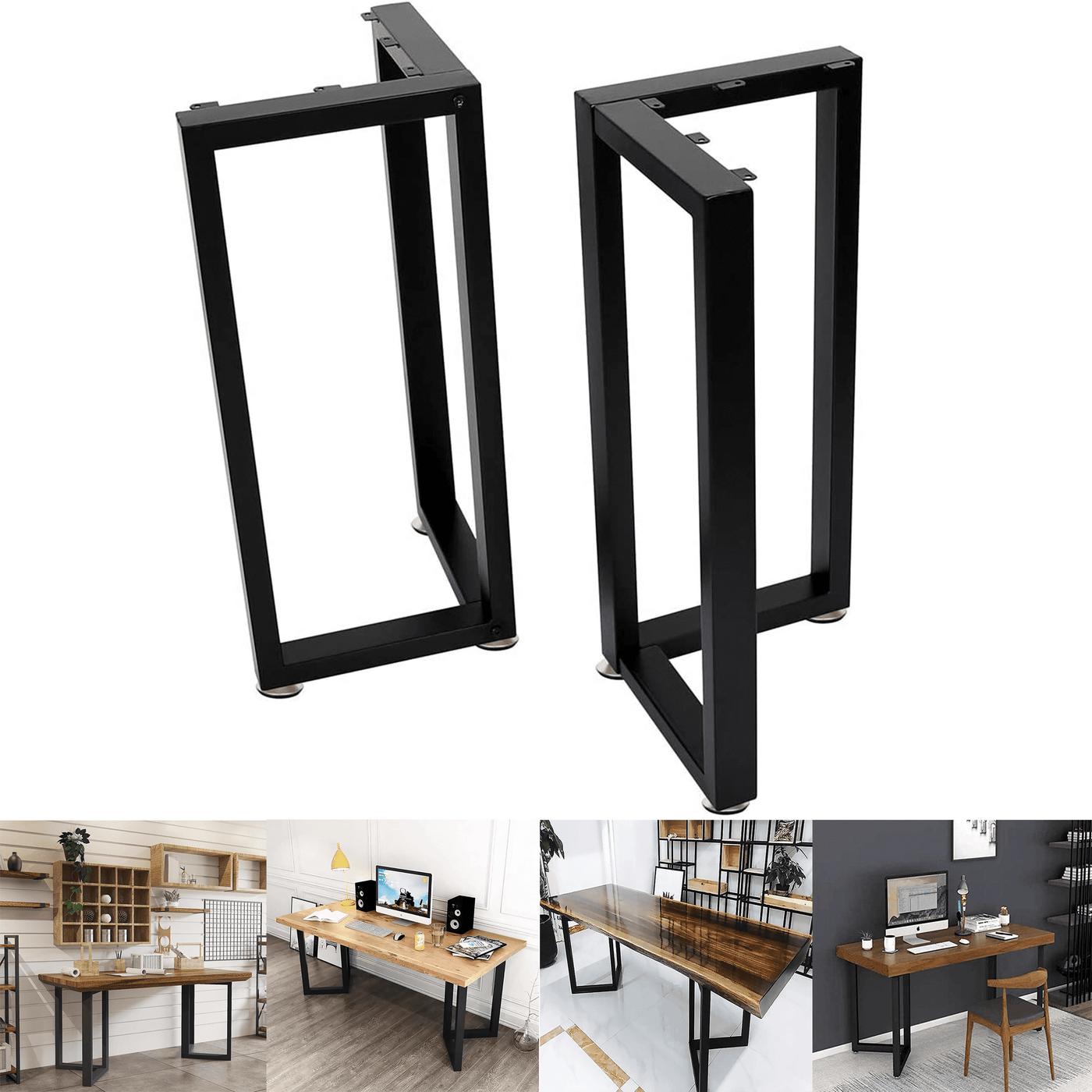 (28 x 17.7 in - TL5) Industrial Metal Table Legs, Metal Legs for Table ...